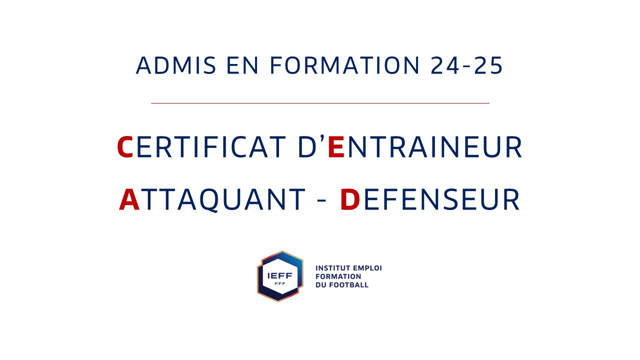 L'actualité des formations